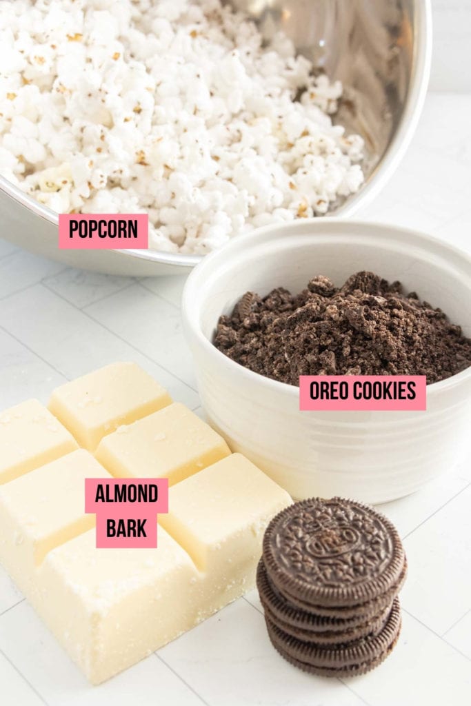 (3 Ingredient) Oreo Popcorn - Happy Snackcidents