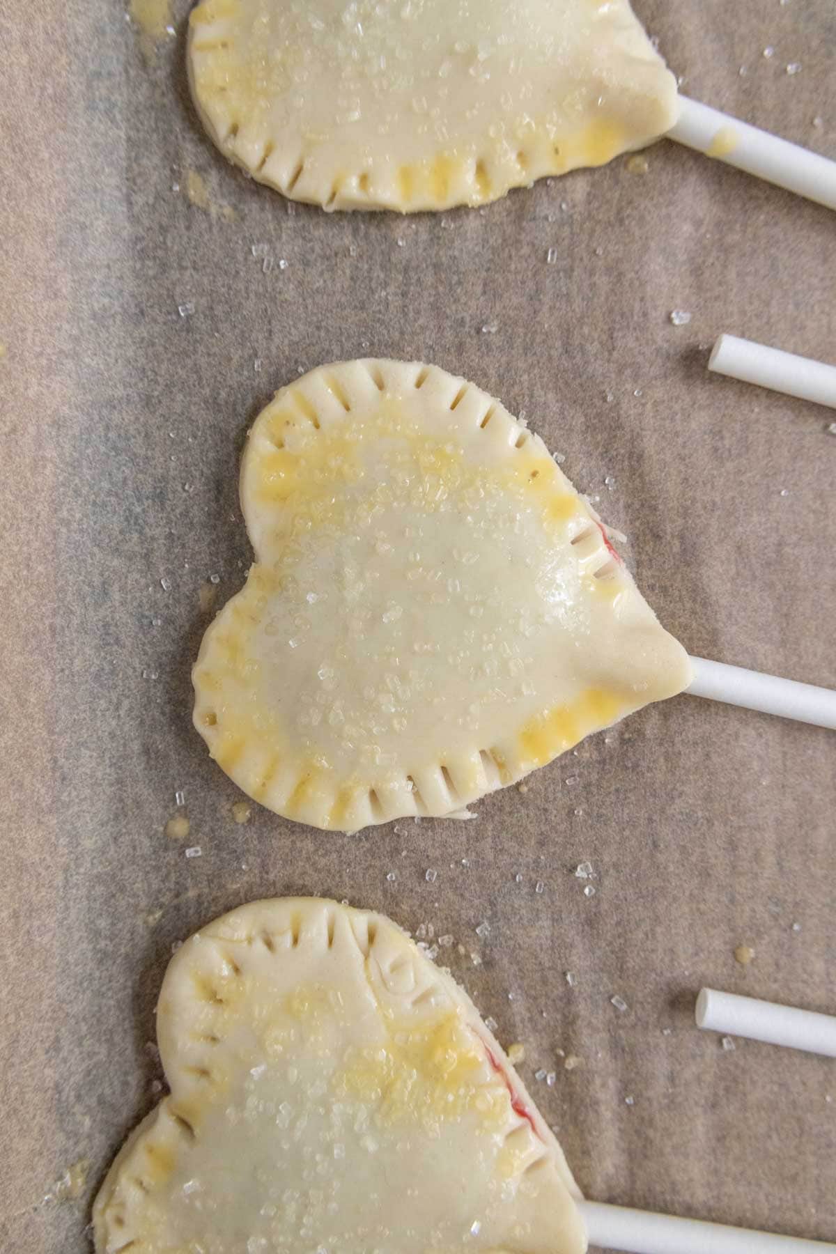 Valentine's Day Pie Pops